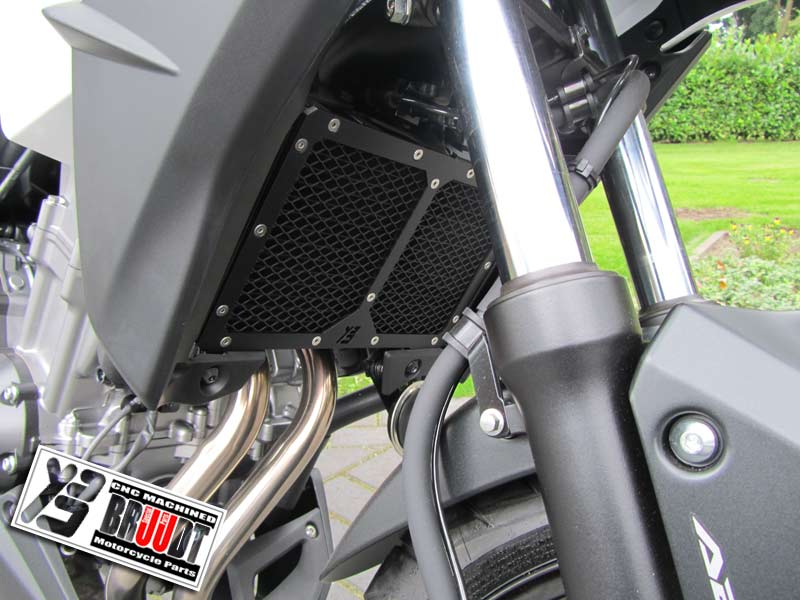 BRUUDT CNC Machined Special Parts - BRUUDT Radiator guard black for the ...