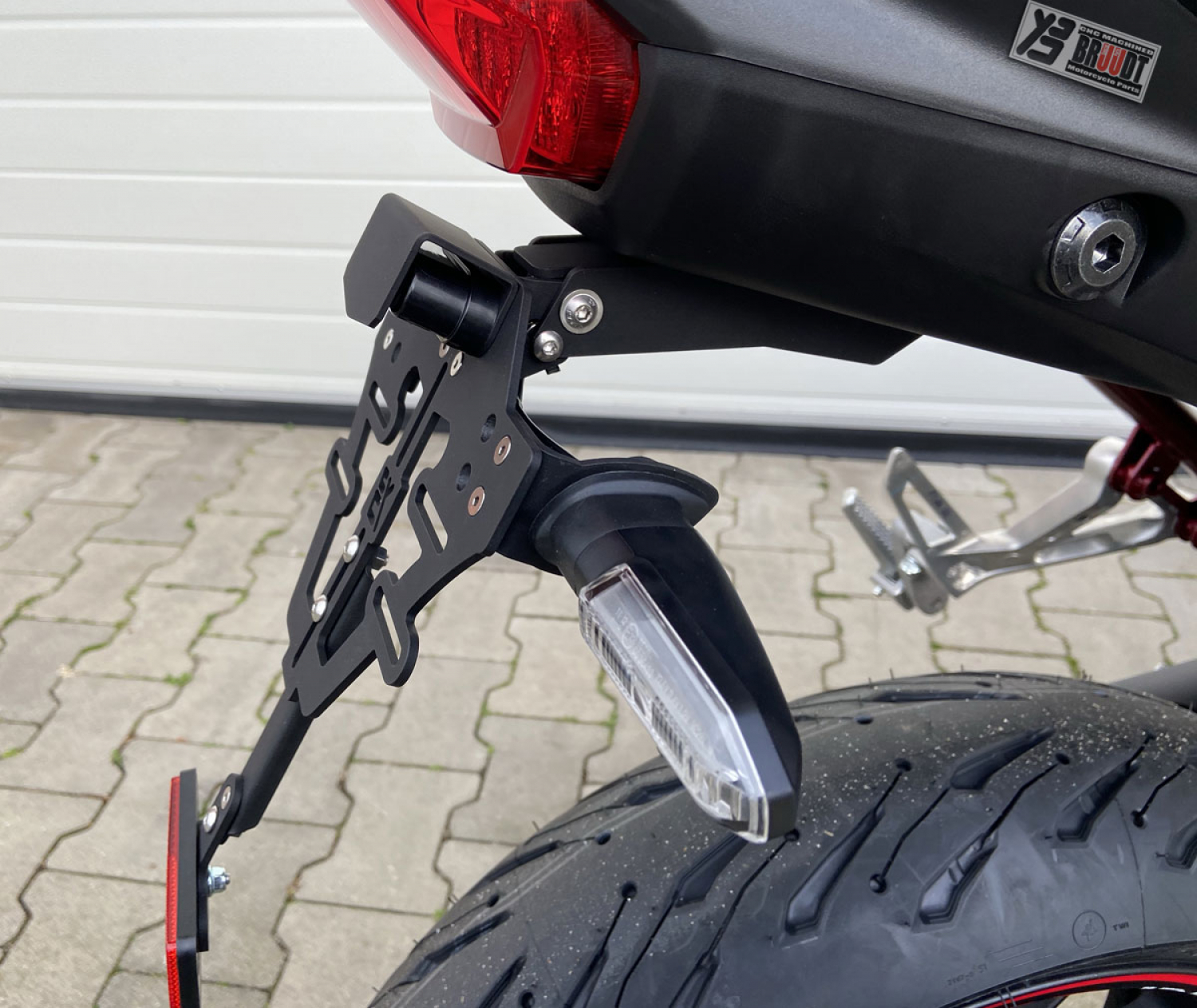 BRUUDT CNC Machined Special Parts - BRUUDT Tail Tidy for the Honda ...